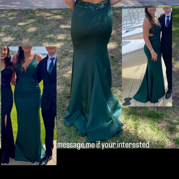 Dresses | Dark Green Prom Dress From Rubi Jubi One Of A Kind Originally ...